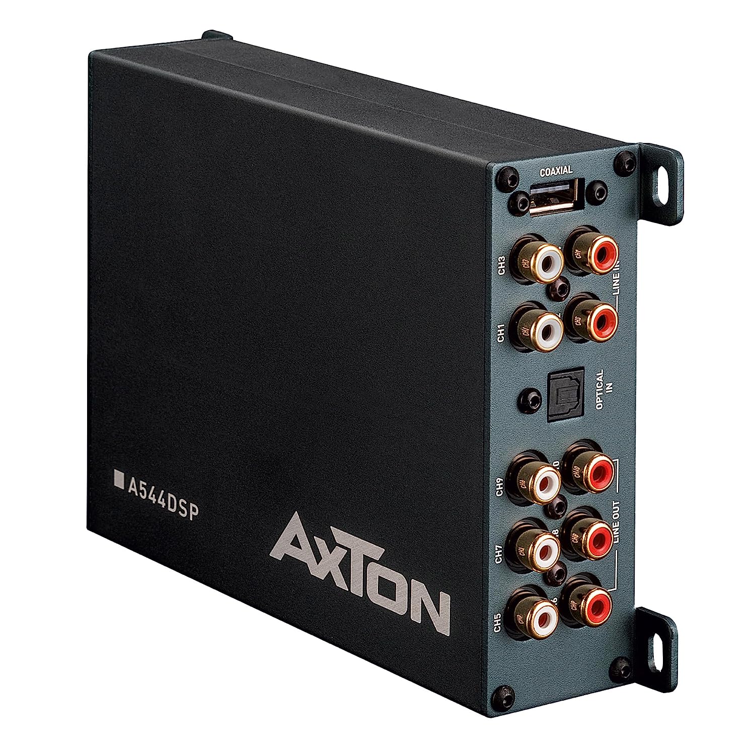 AXTON A544DSP 4-Kanal Verstärker mit 10-Kanal DSP, Handy App-Steuerung, Bluetooth Audiostreaming